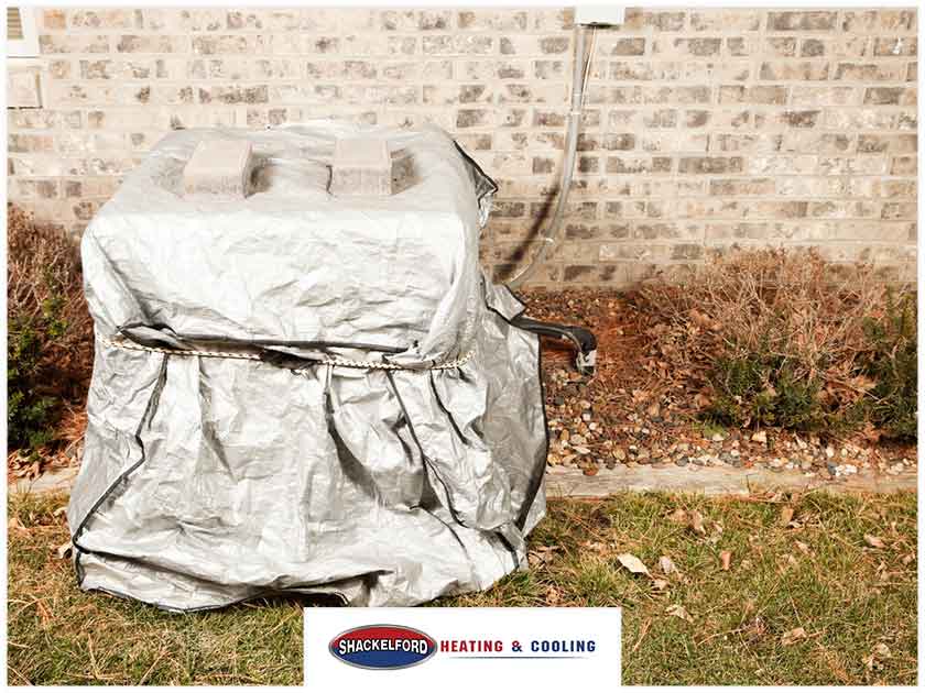 Covering Your Outdoor HVAC and When to Do It | Shackelford Heating ...